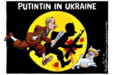30043987-Peter Brookes cartoon for The Times . Putintin In Ukraine ...
