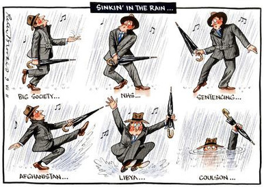 26435997-09 07 2011 - PETER BROOKS CARTOON for The Times. David Cameron ...