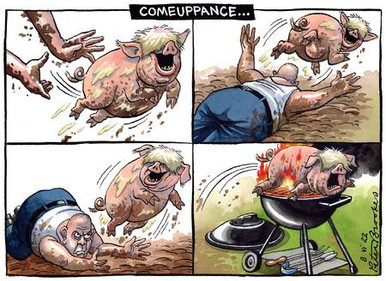 39467789-COMEUPPANCE. . . . Boris Johnson Pig Peter Brookes cartoon ...