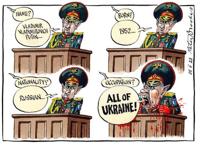 39664185-Peter Brookes cartoon for The Times 25. 02. 2023. Name ...