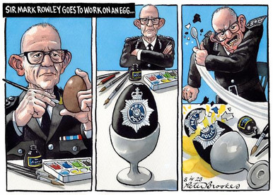 39694243-Sir Mark Rowley goes to work on an egg. - The Times | Newsprints