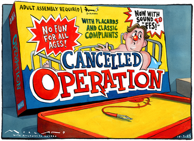 39861737-Cancelled Operation... Morten Morland Cartoon 18.09.2023 ...
