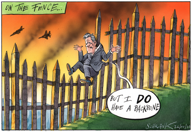 39881780-ON THE FENCE... But I DO have a backbone ...