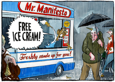 39985504-Manifesto Rishi Sunak Free Ice Cream! The Times cartoon by ...