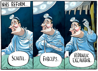40110496-NHS Reform... Scalpel... Forceps... Hydraulic Excavator ...
