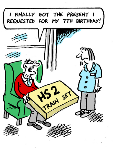 40343068-HS2 Train Set - The Times | Newsprints