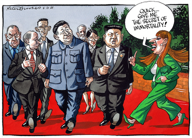 40377877-Peter Brookes Cartoon published 5/9/2025. Angela Rayner ...