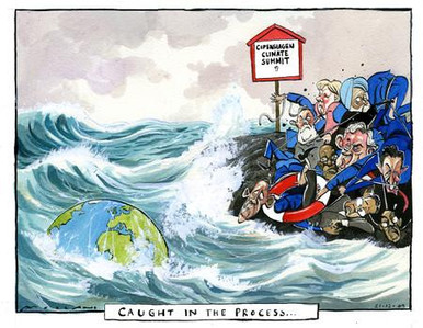 26515598-Times cartoon by Morten Morland, 21. 12. 2009, showing the ...