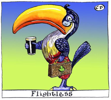 27731621-cartoons flightless guiness cartoon - The Times | Newsprints