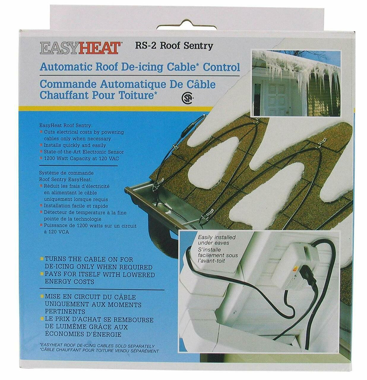 EasyHeat Roof Sentry RS-2 Automatic Roof De-Icing Cable Controller ...