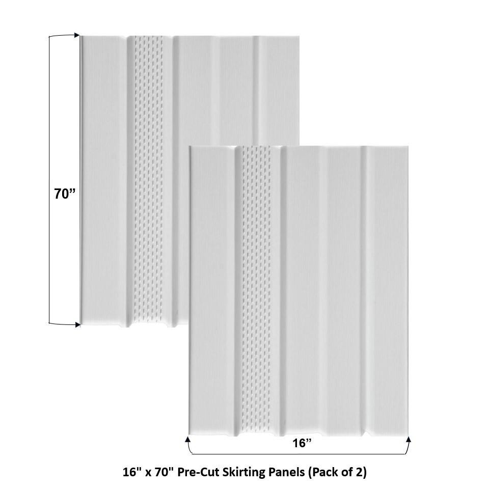 Pre-Cut Eagle Deluxe Vented Vinyl Skirting | Mobile Home Outfitters
