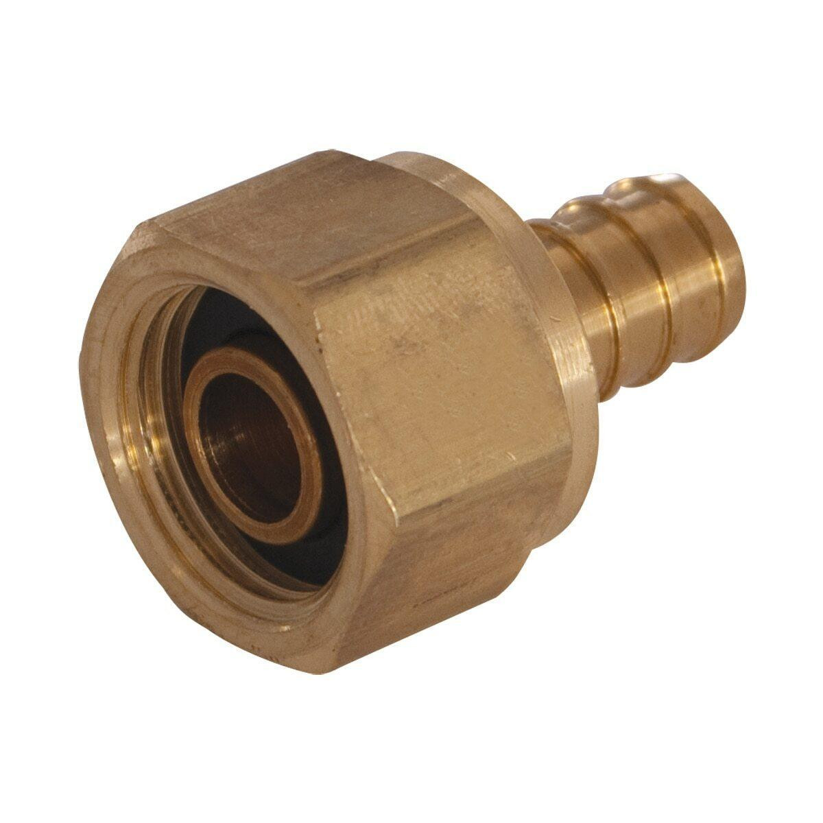 Brass PEX Crimp FNPT Swivel Adapter with Plastic Nut | Mobile Home ...