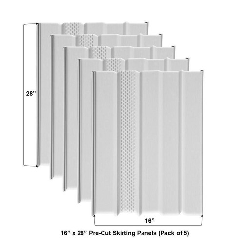 Pre-Cut Eagle Deluxe Vented Vinyl Skirting | Mobile Home Outfitters