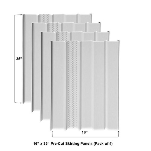 Pre-Cut Eagle Deluxe Vented Vinyl Skirting | Mobile Home Outfitters