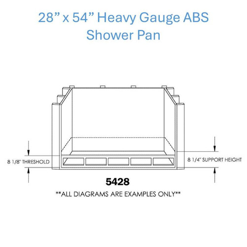 Better Bath 54" x 27" ABS Shower Replacement Kit | Mobile Home Outfitters
