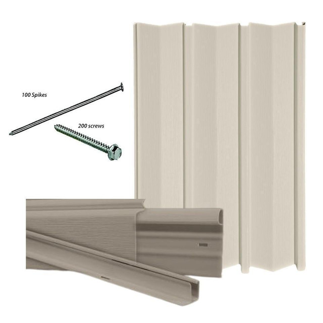 14' x 80' Mobile Home Skirting Kit - Premium Plus Solid Skirting ...