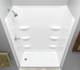 Lyons Elite 54" x 27" x 5.5" Fiberglass Mobile Home Shower Base - White ...