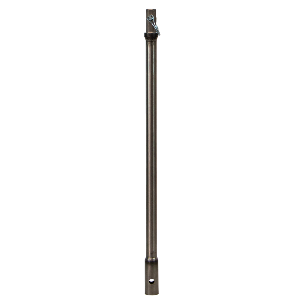 4' Heavy-Duty Stainless Steel Extension, Hex Quick Pin