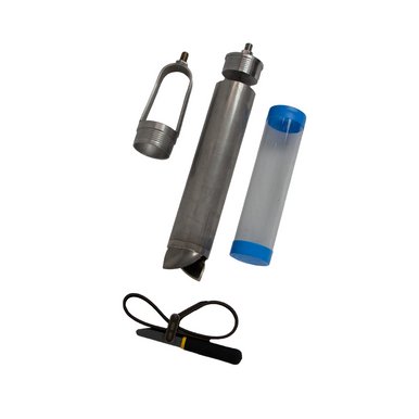 3-1/4" X 12" Stainless Steel Soil Recovery Auger Complete, 5/8" Thread