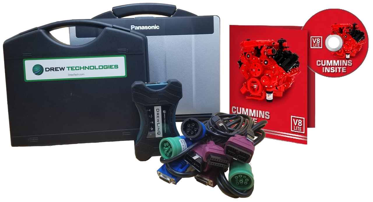 Cummins Insite Engine Diagnostic Software Lite with Drewlinq Panasonic ...
