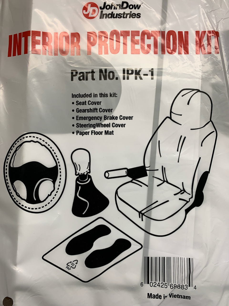 Dow Vehicle Seat Interior Protection Kit - Box of 100