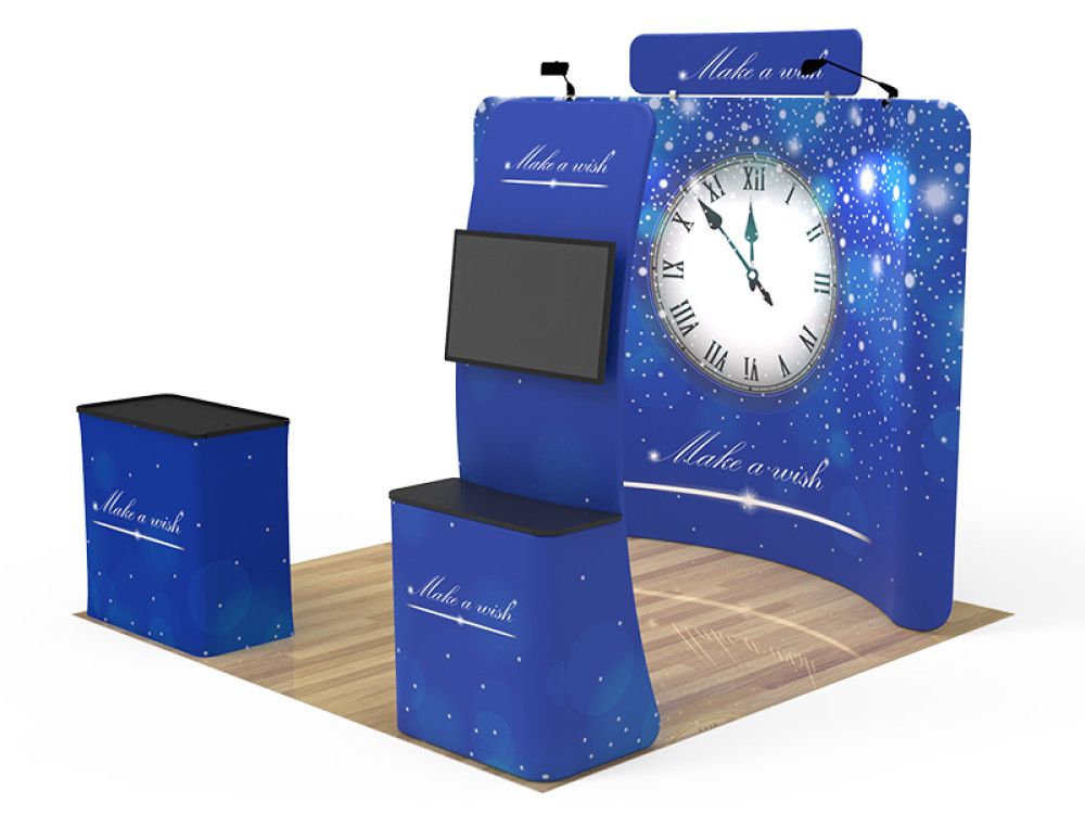 10ft QuickZip 26 Fabric Display Package | exponetUSA.com