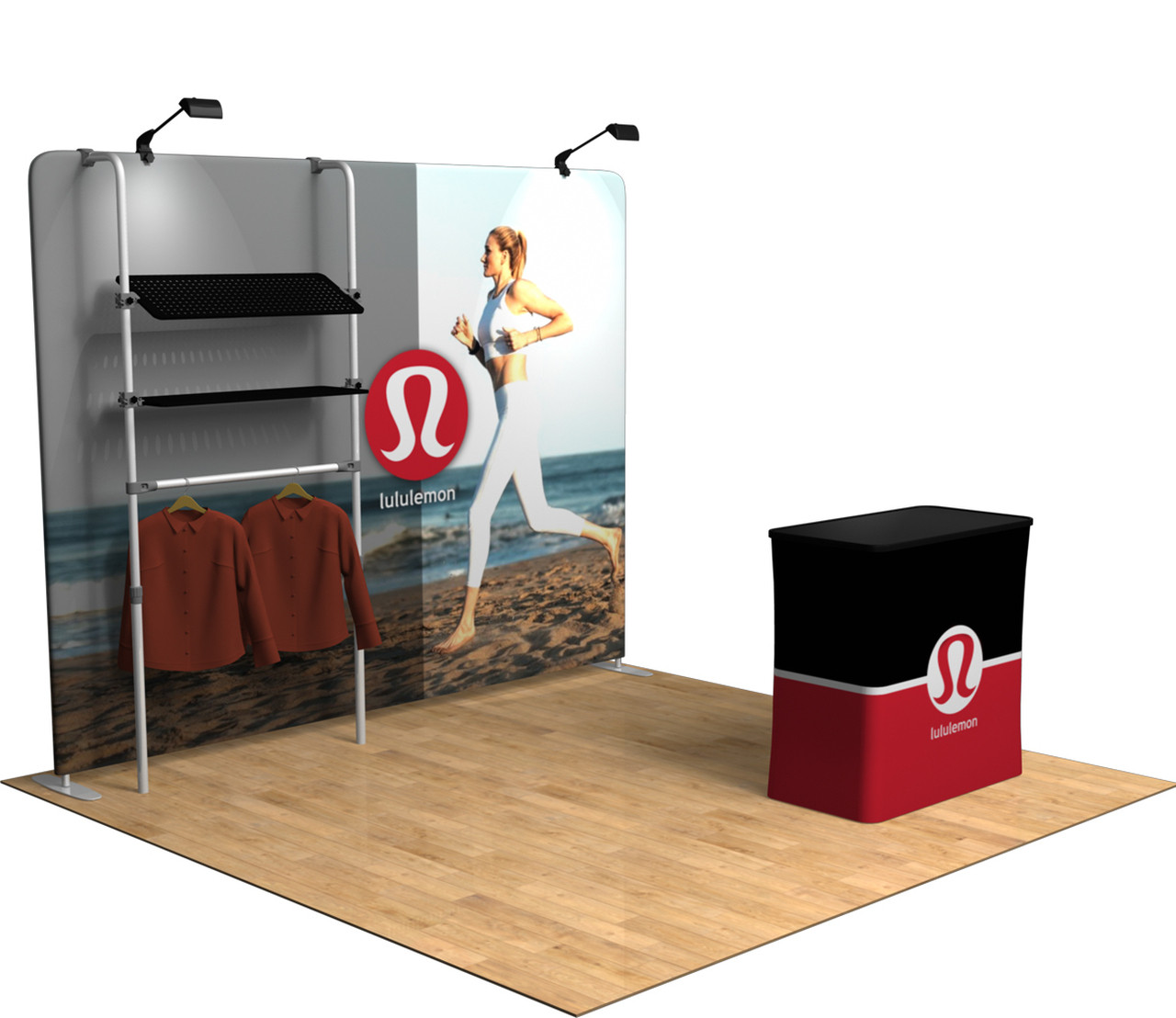 10ft QuickZip MAX Showcase Display Package | exponetUSA.com