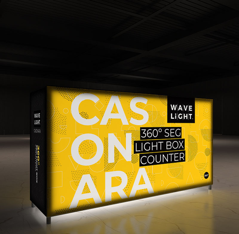 6ft WAVELIGHT® CASONARA BACKLIT COUNTER 200M