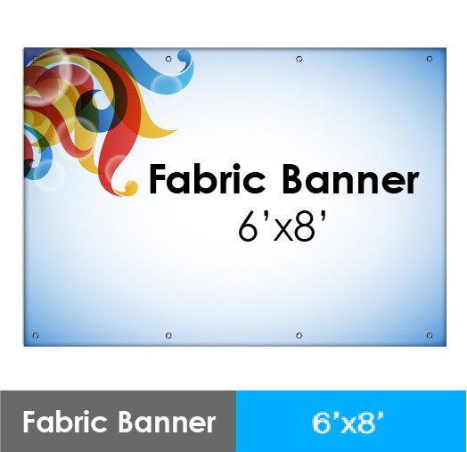 Woven Fabric Banner 6'X8' | Vinyl & Fabric Banners For Table Tops