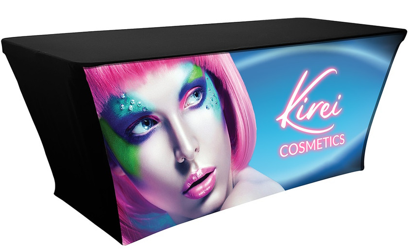 Backlit Stretch Table Throw - Glow In The Dark