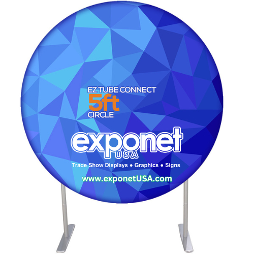5ft EZ Fab Circle Display - exponetUSA.com