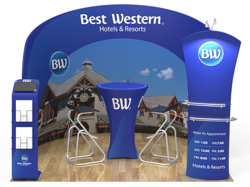 10ft QuickZip 009 Fabric Display Package | exponetUSA.com
