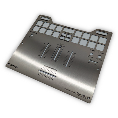 Pioneer DJM-S9 Silver Stainless Steel Fader Plate Top Panel - Pioneer ...
