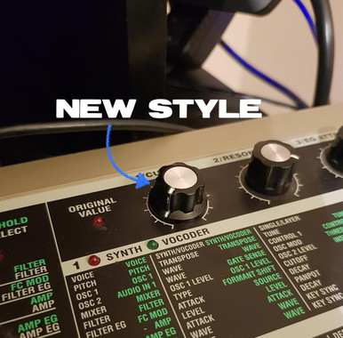 Korg MicroKorg Small Knob for Volume / Cutoff / Resonance / Attack ...