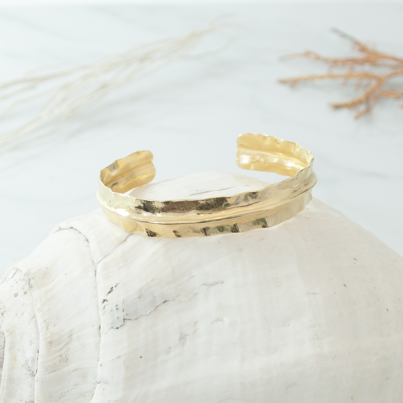 Rock Rustic beauty in the Ridge Cuff Bracelet