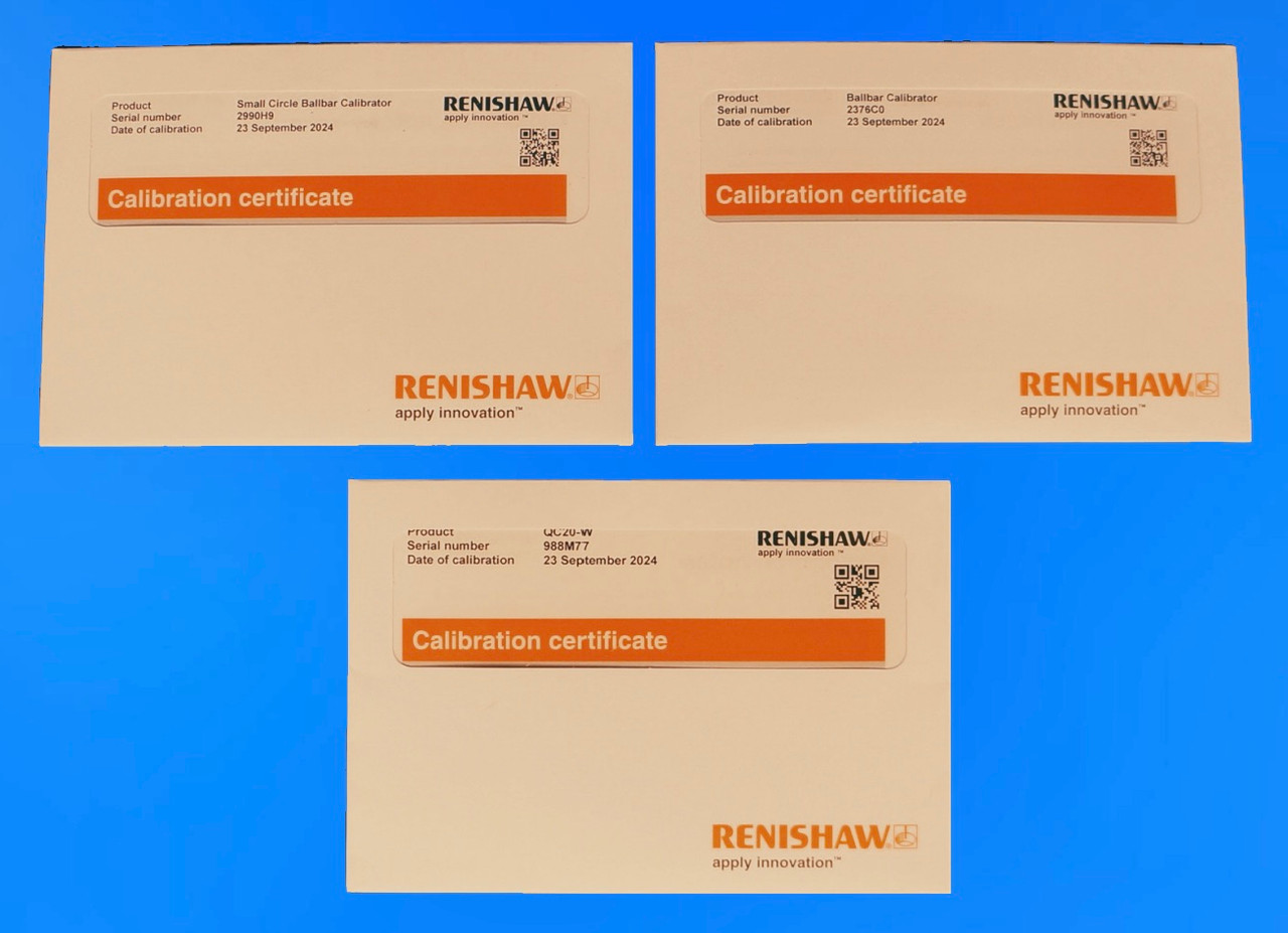 Renishaw QC20 Machine Tool Calibration Kit - Software and Zerodur ...