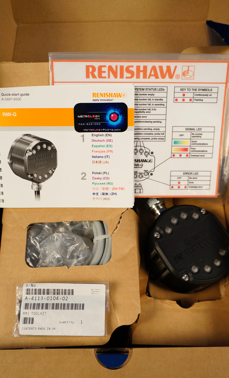Renishaw RMP600-Q & RMI-Q Side Exit Radio CNC Machine Tool Interface ...