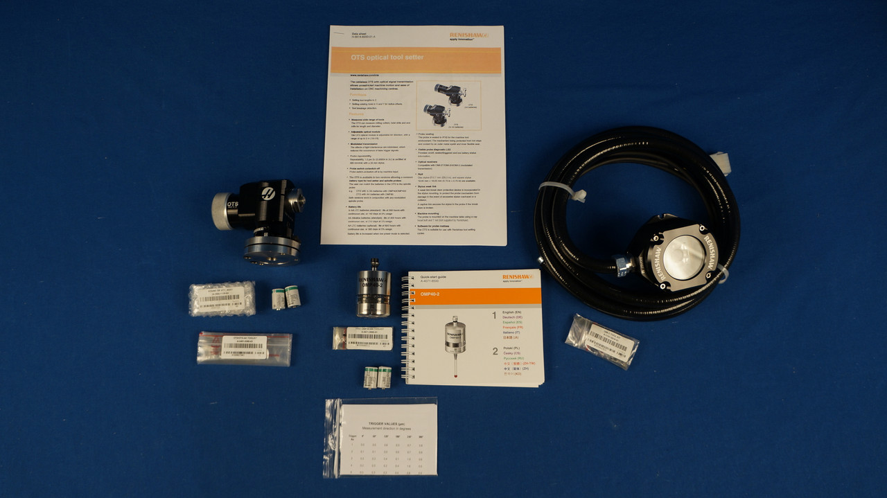 Renishaw HAAS Machine Tool WIPS Kit OMP40-2 OTS 1/2AA OMI-2H with ...