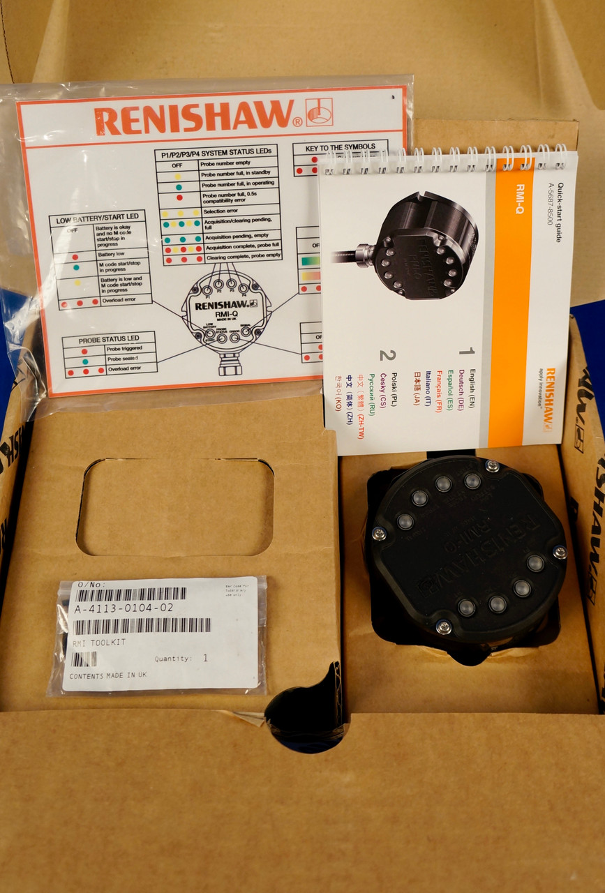 Renishaw RMP600-Q & RMI-Q Rear Exit Radio CNC Machine Tool Interface ...