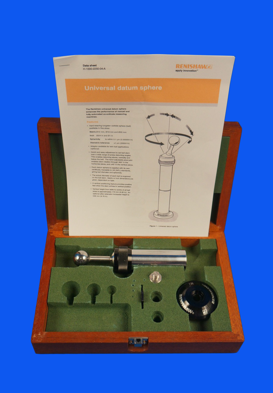 Renishaw CMM Probe Calibration 25 mm Datum Sphere Standard Tested with ...