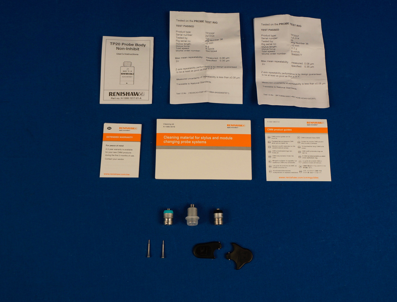 Renishaw TP20 NI Body CMM Probe Kit With 1 LF & 1 SF Module with 1 Year ...