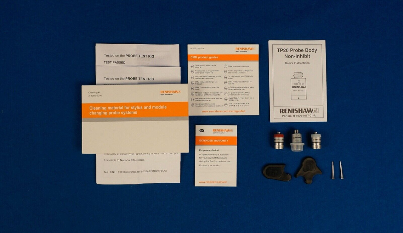 Renishaw TP20 Non-Inhibit CMM Probe Kit 5 with TP20 MF & EF Modules New ...