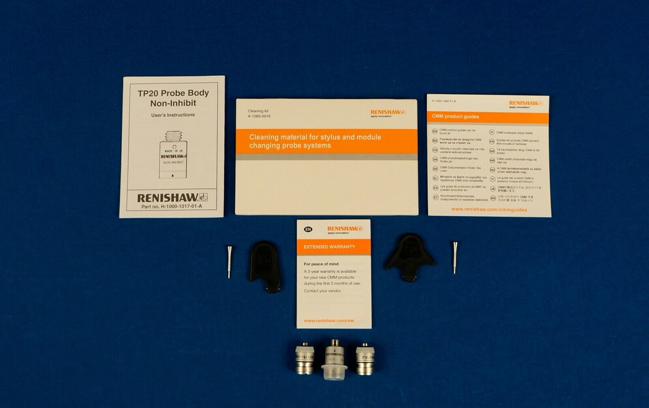 Renishaw TP20 Non-Inhibit CMM Probe Kit 4 with 2 TP20 MF Modules New ...