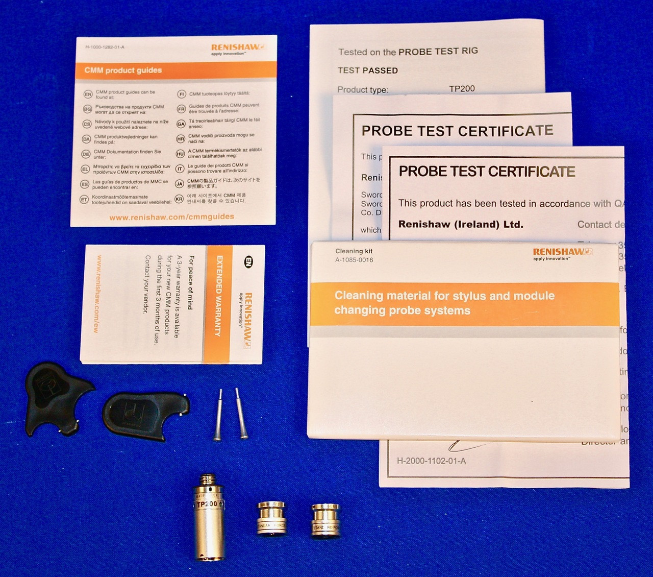 Renishaw TP200 CMM touch probe & 2 TP200 SF Modules New with 1 Year ...