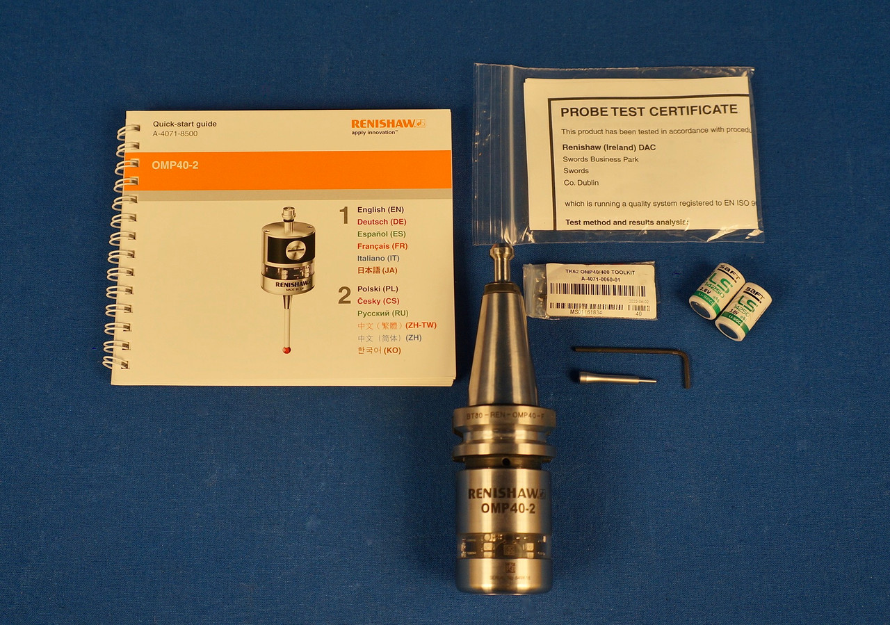 Renishaw OMP40-2 Probe & BT30 Shank Probe Kit | A-4071-2001