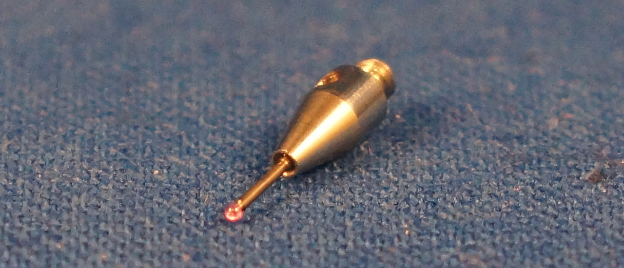 Renishaw M2 .7 mm Ruby Ball, Tungsten Carbide Stem, L 10 mm CMM Styli ...