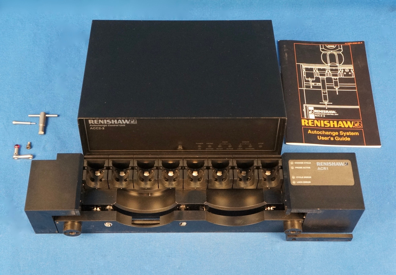 Renishaw ACR1 Autochange CMM Probe Rack & ACC2 Controller Display Model ...