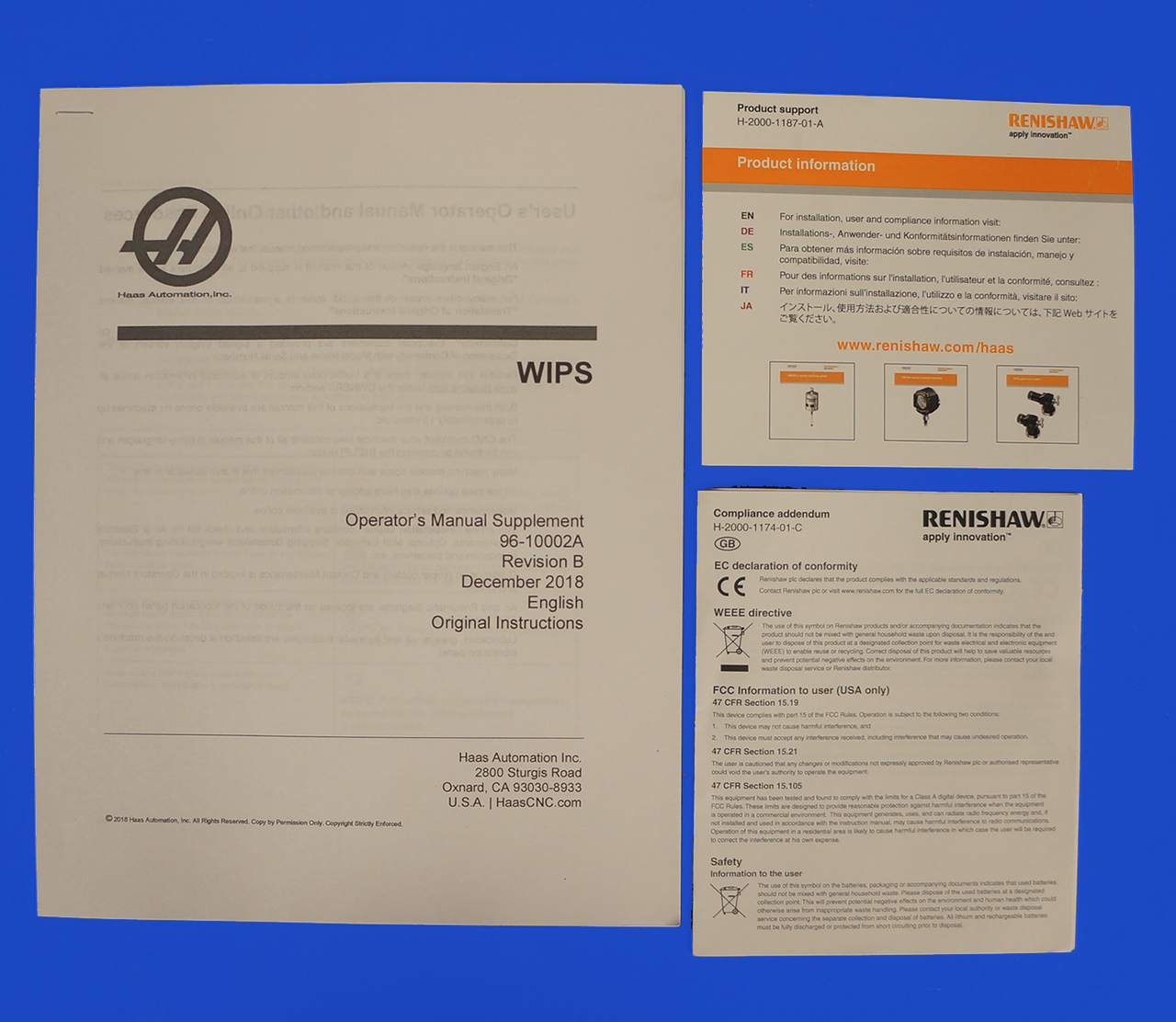 Renishaw HAAS OMP40-2 Machine Tool WIPS Kit A-5157-0007 - Metrology Parts
