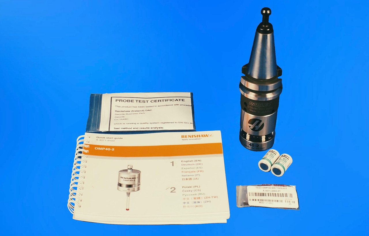 Renishaw HAAS Logo OMP40-2 Tool Probe & B30-M11PH1 (BT 30 Taper) Shank ...