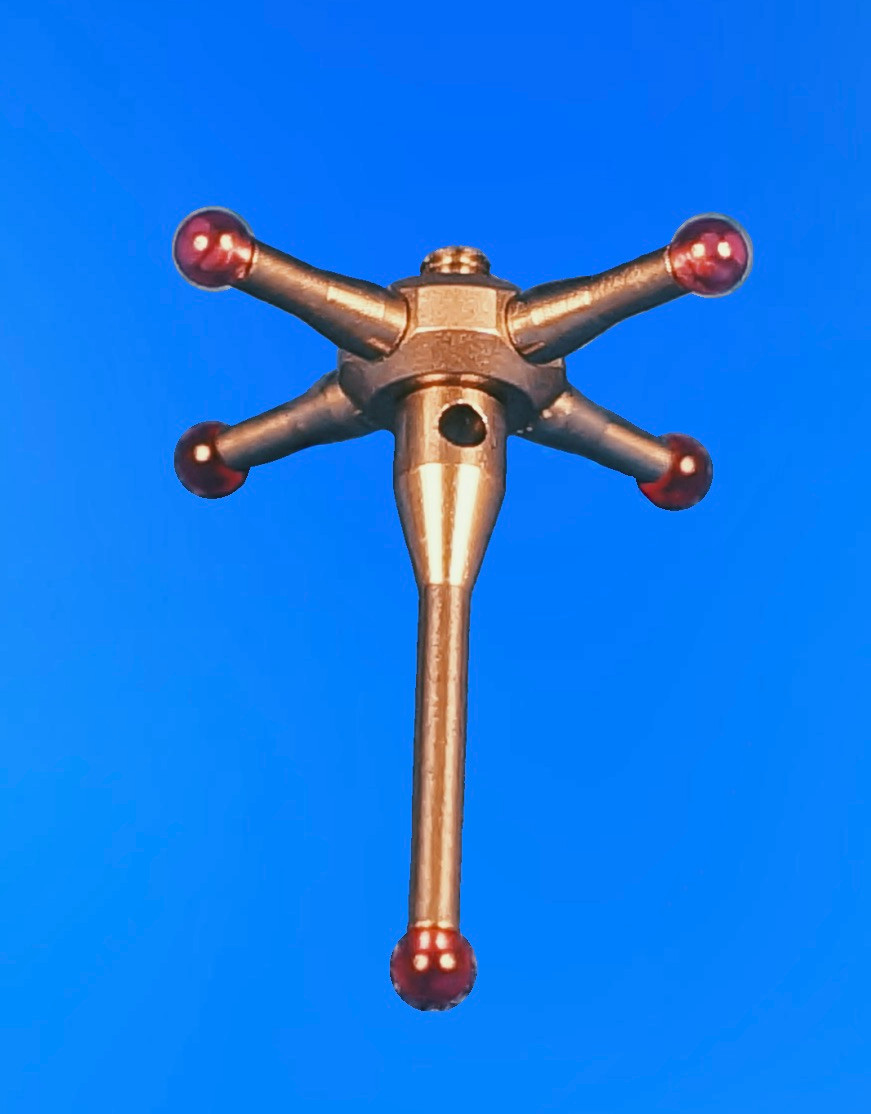 Renishaw M2 5-Way Star, Ø2 mm Ruby Balls, 18 mm Span New A-5000-7629 ...